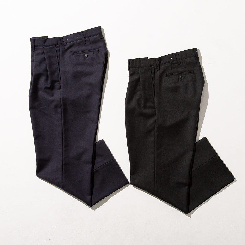 Barathea Forward Pleats Trousers